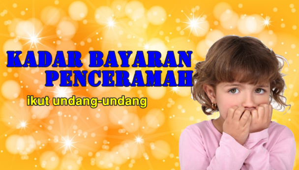 Kadar Bayaran Penceramah Dan Fasilitator Program Sekolah - Bro Rozek